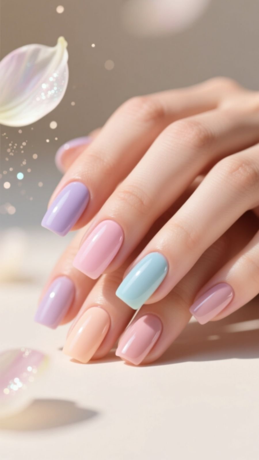 20+ Square Round Nails | Make Your Hands Look Gorgeous