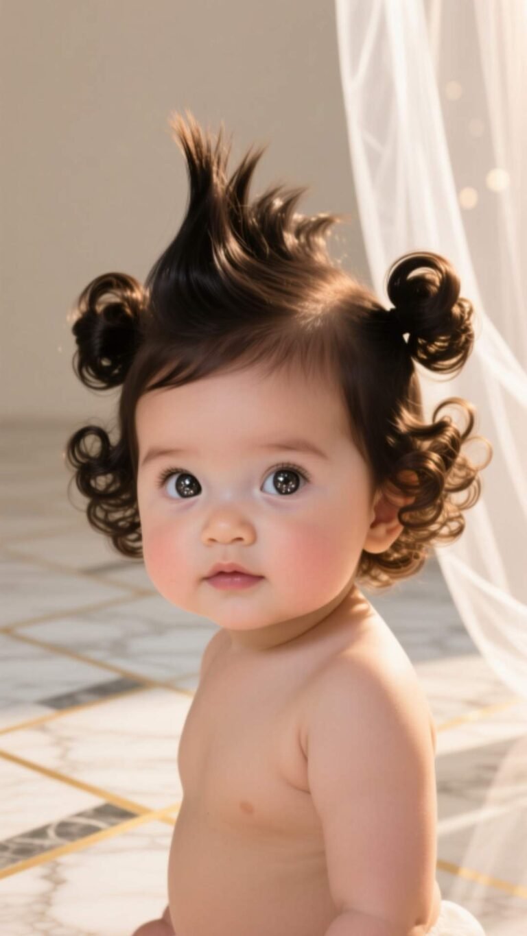24+ Baby Girl Hairstyles | Easy And Cute