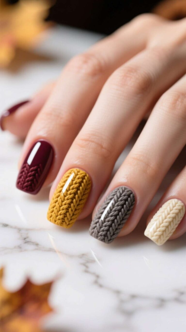 25+ Fall Gel Nails Ideas | Match Every Fall Outfit